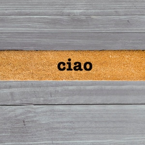 Ciao Skinny Doormat, Ciao Door Mat, Ciao Welcome Mat, Ciao Doormat ...