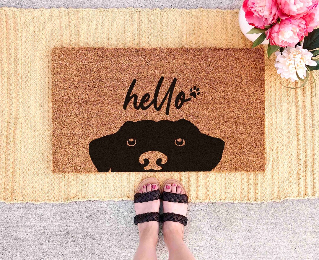 Dog Gift for Dog Owner Doormat Funny Doormat Dog Door Mat Dog Welcome ...