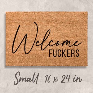 Doormat Funny Doormat Rude Doormat Dorm Gift Dorm Decor College Gift ...
