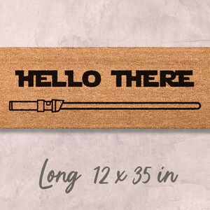 Hello There Doormat Hello There Gift Unique Door Mat Welcome Mat Nerd ...