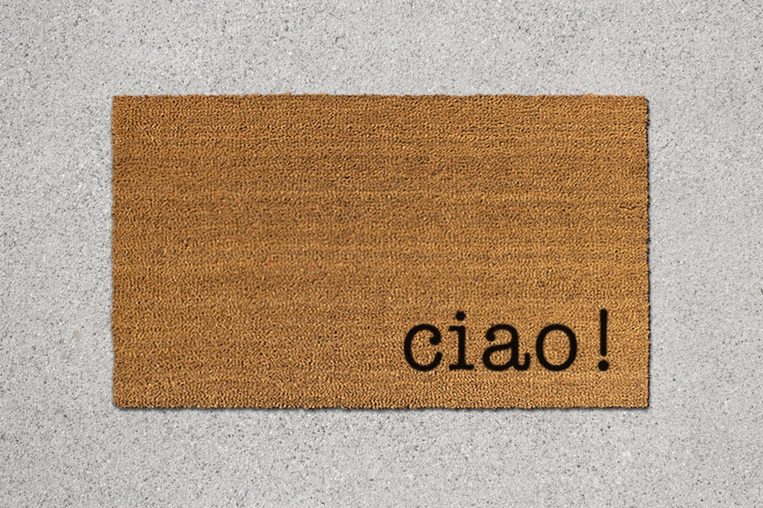 Ciao Doormat, Ciao Door Mat, Ciao Welcome Mat, Doormat, Door Mat ...