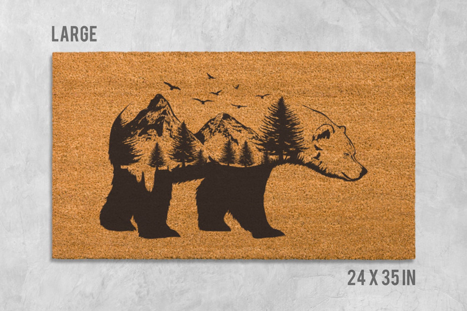 Bear Doormat Bear Door Mat Bear Welcome Mat Doormat Door | Etsy