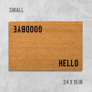 Hello Goodbye Doormat, Hello Doormat, Hello Goodbye Door Mat, Hello ...
