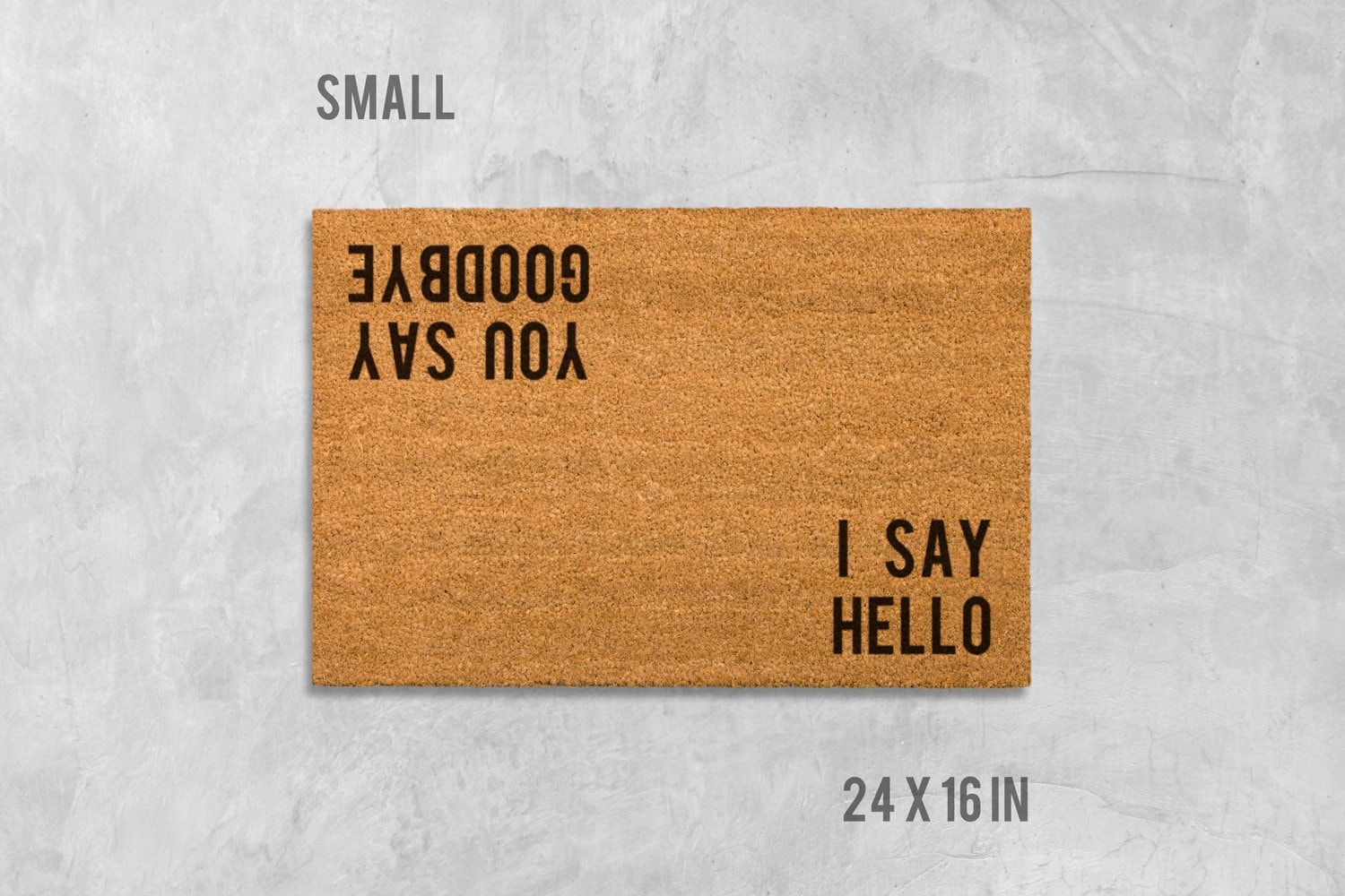 Hello Goodbye Doormat Hello Doormat Hello Goodbye Door Mat - Etsy