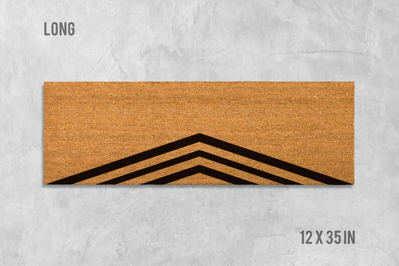 Triangle Doormat Triangle Door Mat Modern Doormat Modern | Etsy