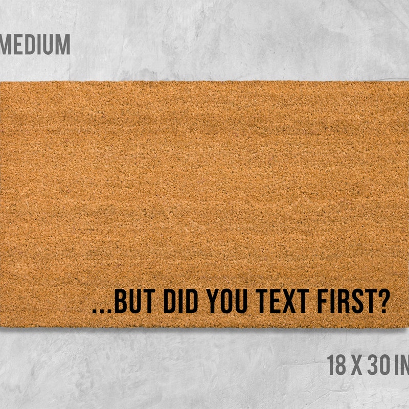 Did You Call Doormat - Etsy