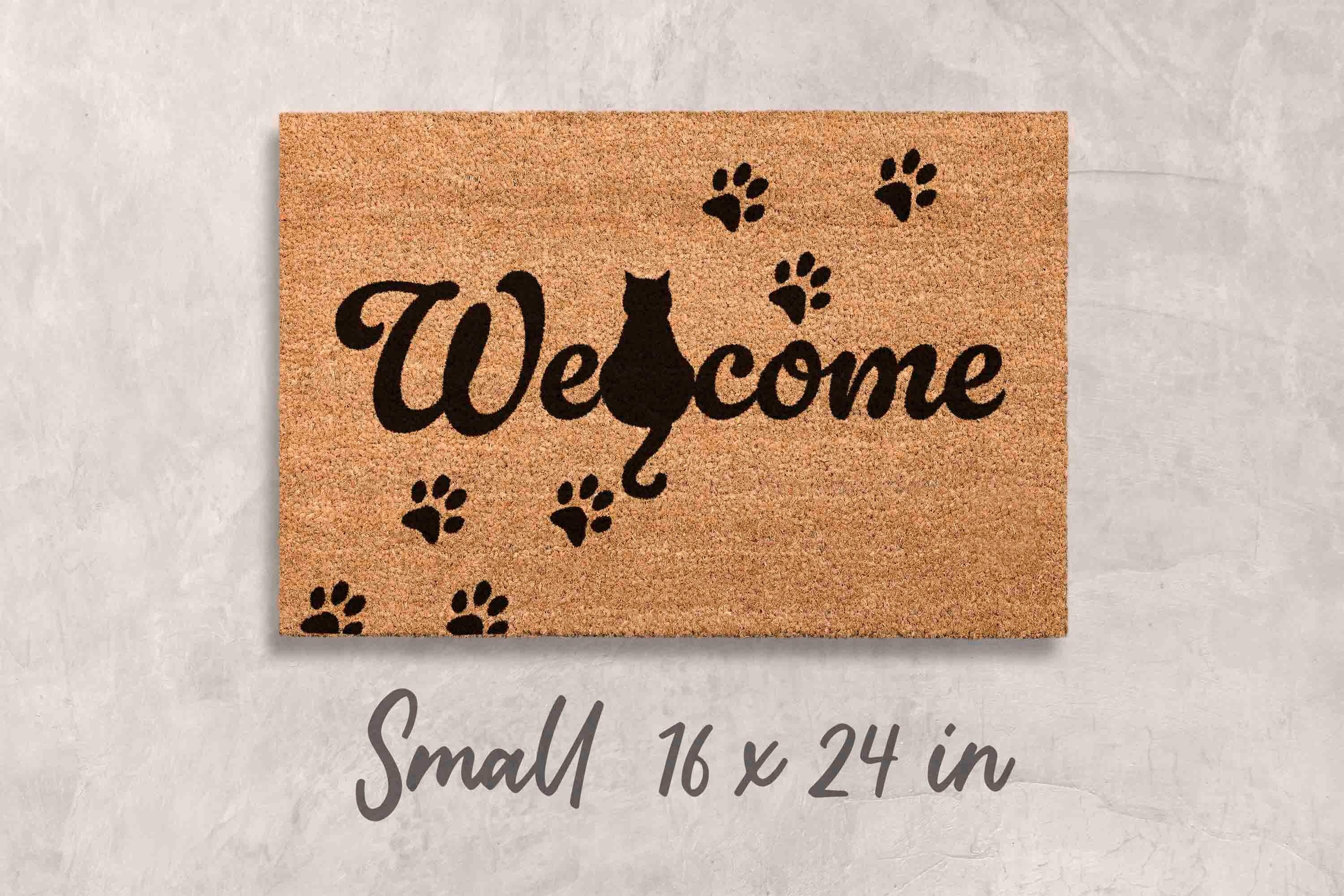 Funny Cat Doormat, Coir Welcome Mat (indoor/outdoor) - Etsy