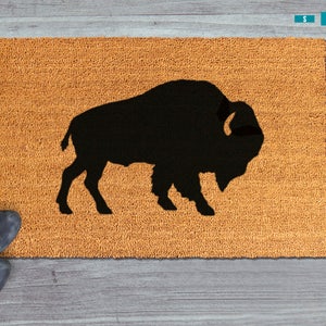 Buffalo Doormat, Buffalo Door Mat, Buffalo Welcome Mat, Doormat, Door ...