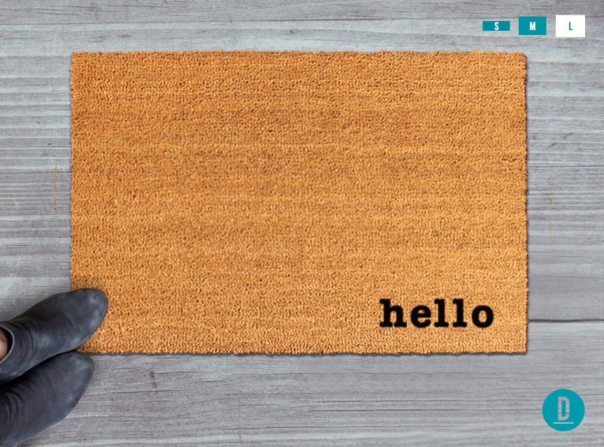 Hello Doormat, Hello Door Mat, Hello Welcome Mat, Hello, Hi Doormat, Hi ...