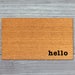 Hello Doormat, Hello Door Mat, Hello Welcome Mat, Hello, Hi Doormat, Hi ...