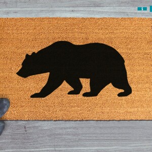 Bear Doormat, Bear Door Mat, Bear Welcome Mat, Doormat, Door Mat ...