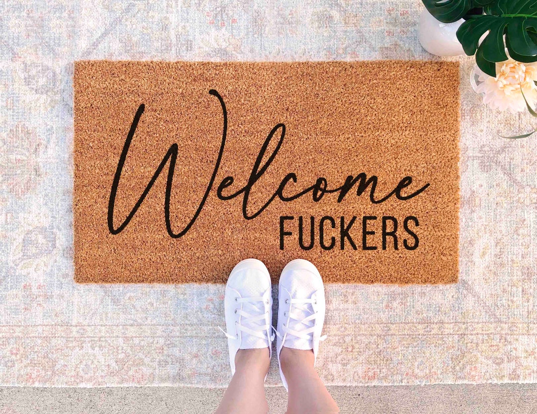 Doormat Funny Doormat Rude Doormat Dorm Gift Dorm Decor College Gift ...
