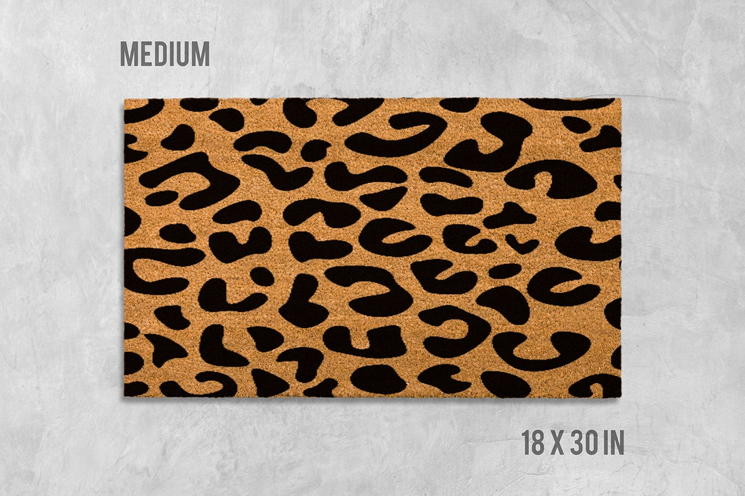 Leopard Doormat, Leopard Door Mat, Animal Doormat, Animal Door Mat ...