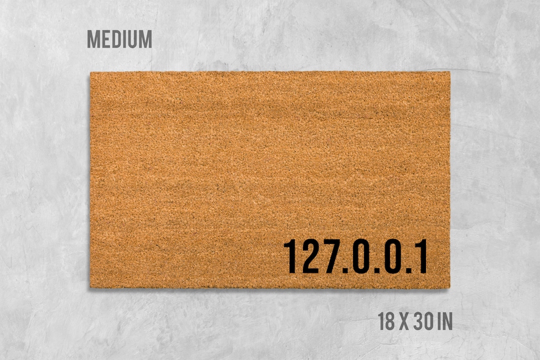 127.0.0.1 Doormat, Localhost Doormat, Networking Doormat, Network ...