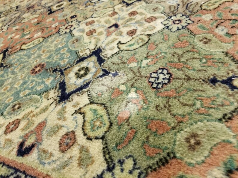 Exquisite Antique1930-1940s Wool Pile, Teal Blue Dye Legendary Bunyan ...