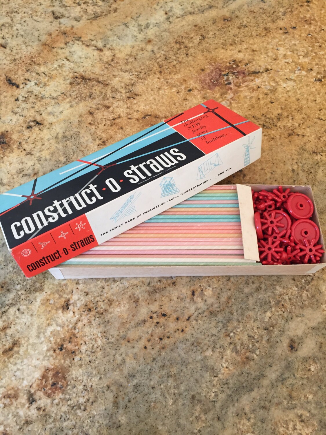 Shipping Included 1960 Construct O Straws Original - Etsy Sweden