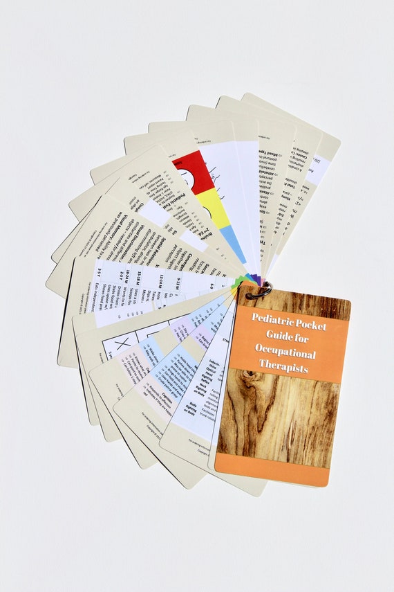 Pediatric Pocket Guide for Occupational Therapists / OT Pocket - Etsy