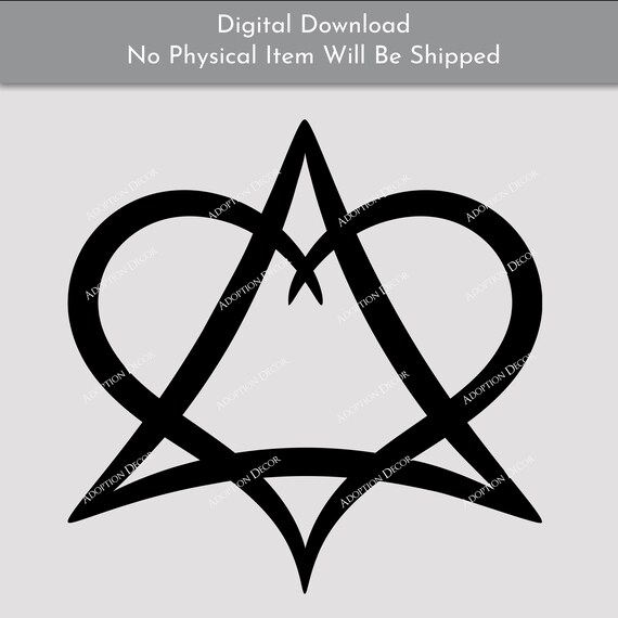 Adoption Triad Symbol SVG Clipart Digital Download for - Etsy