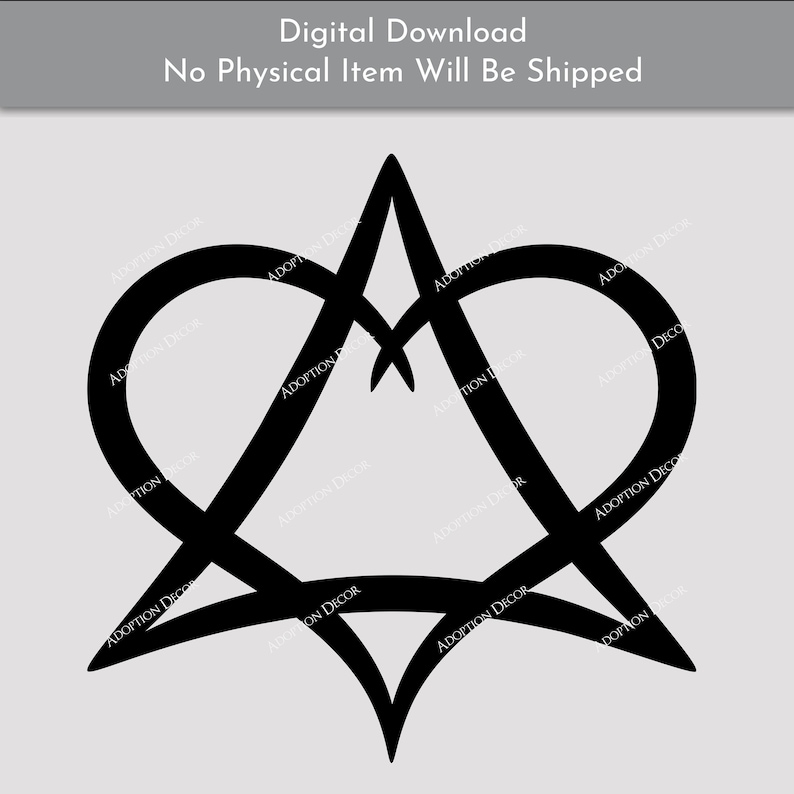 Adoption Triad Symbol SVG Clipart - Digital Download for Commercial or ...