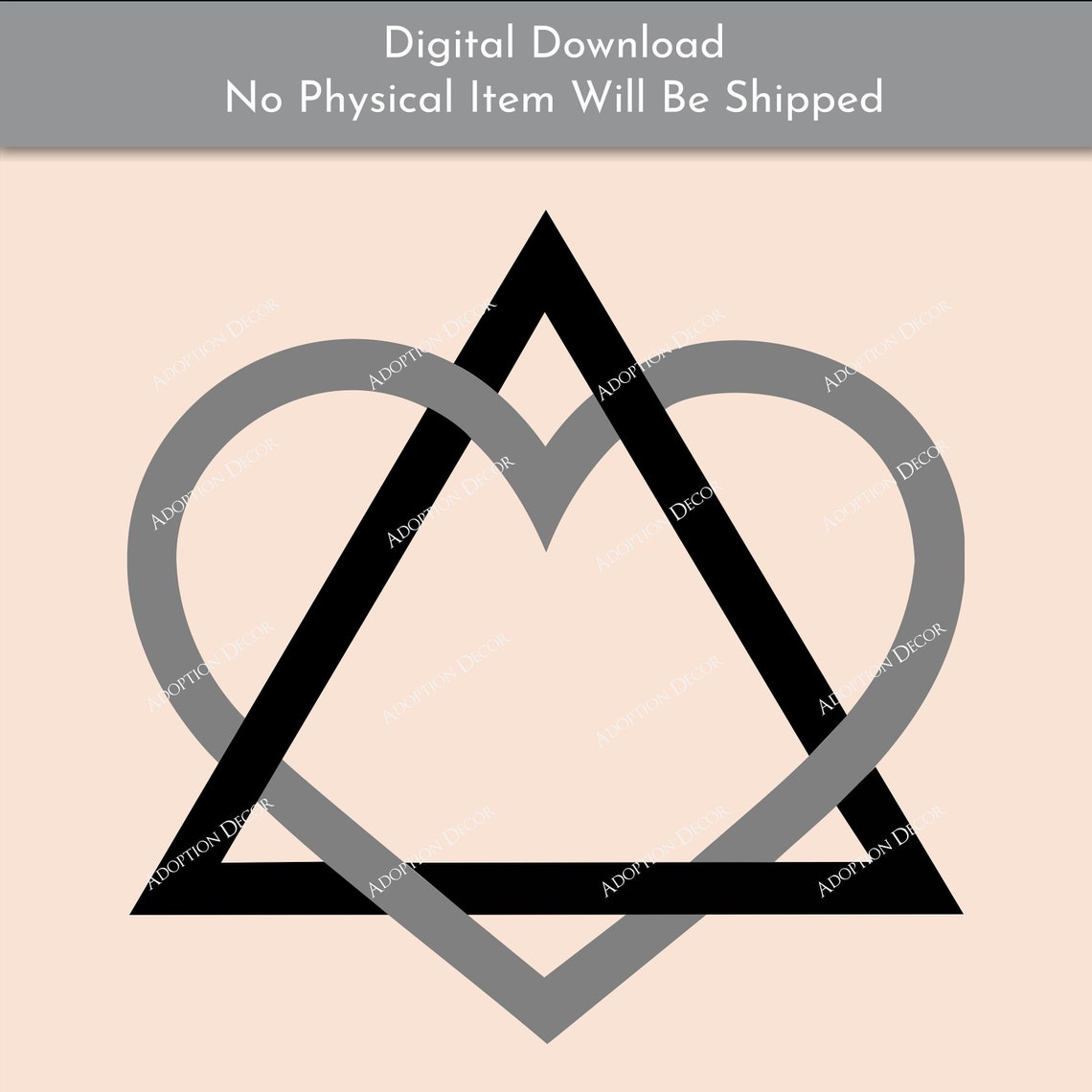 Adoption Triad Symbol Intertwined SVG Clipart - Digital Download for ...