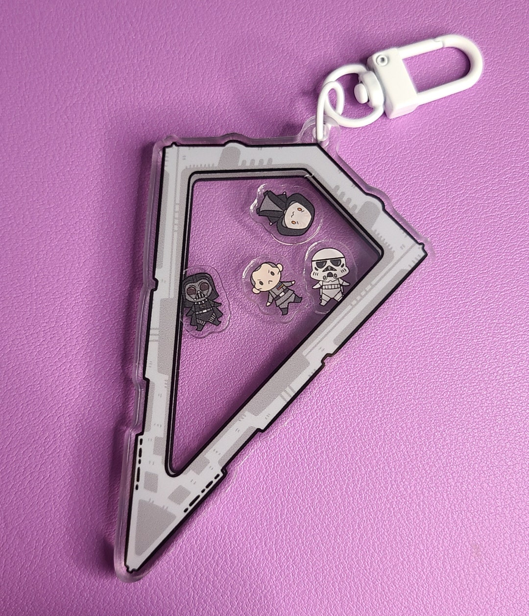 The Baddie Mobile Shaker Keychain - Etsy