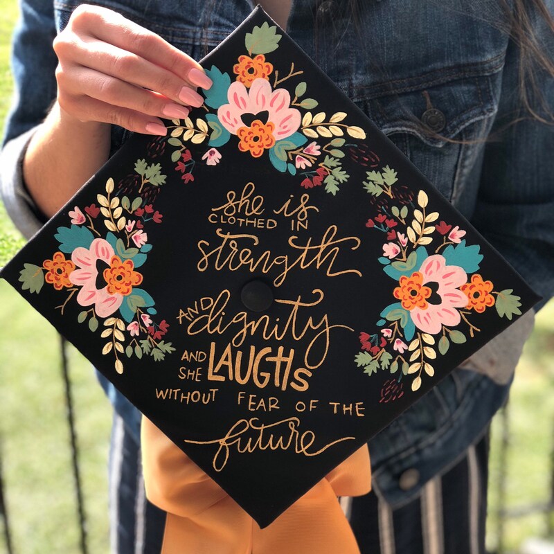 Bible Verse Grad Cap - Etsy