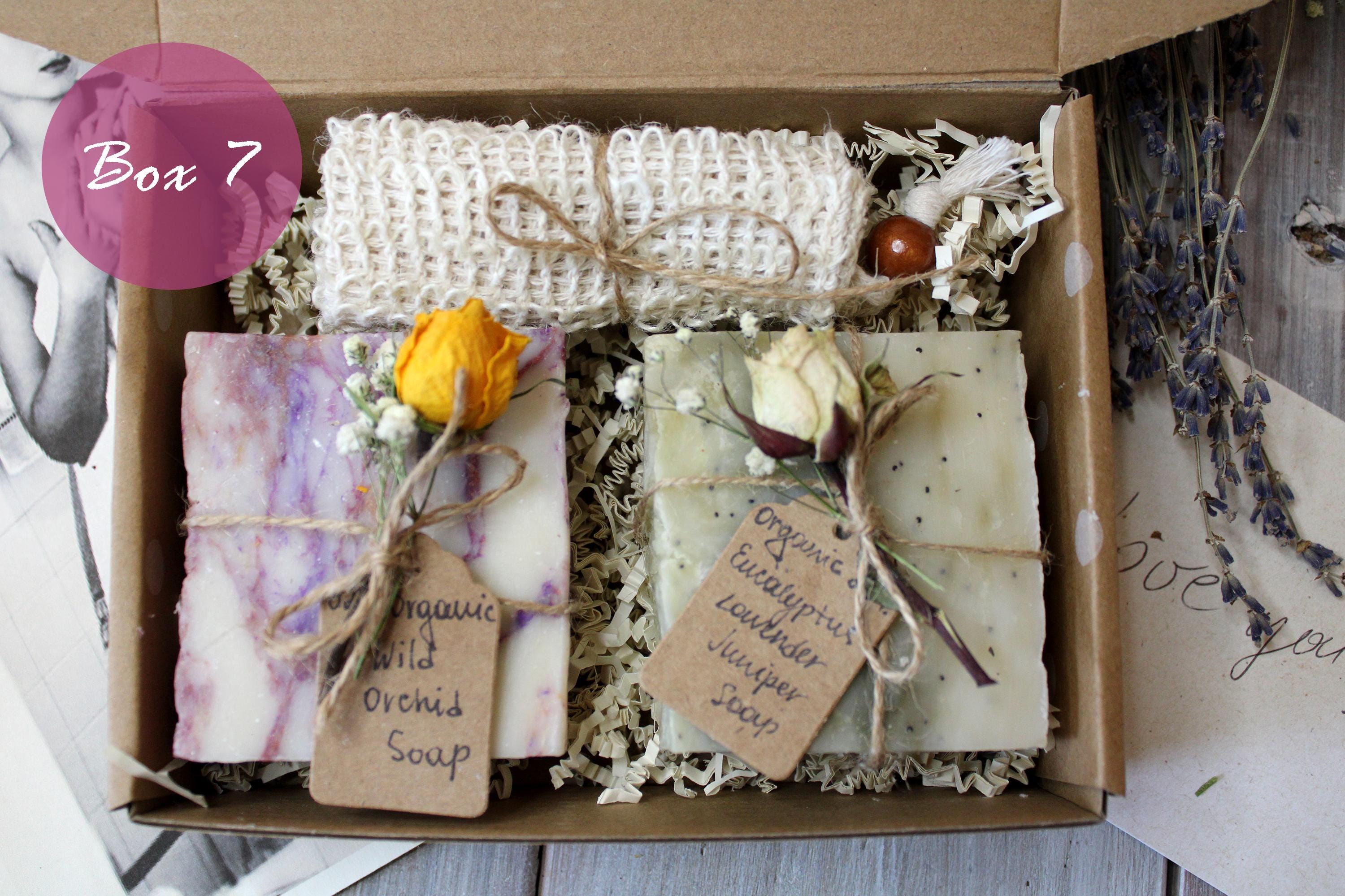 All Natural SPA Gift Box for Women , Handmade Mothers Day SPA Boxes ...