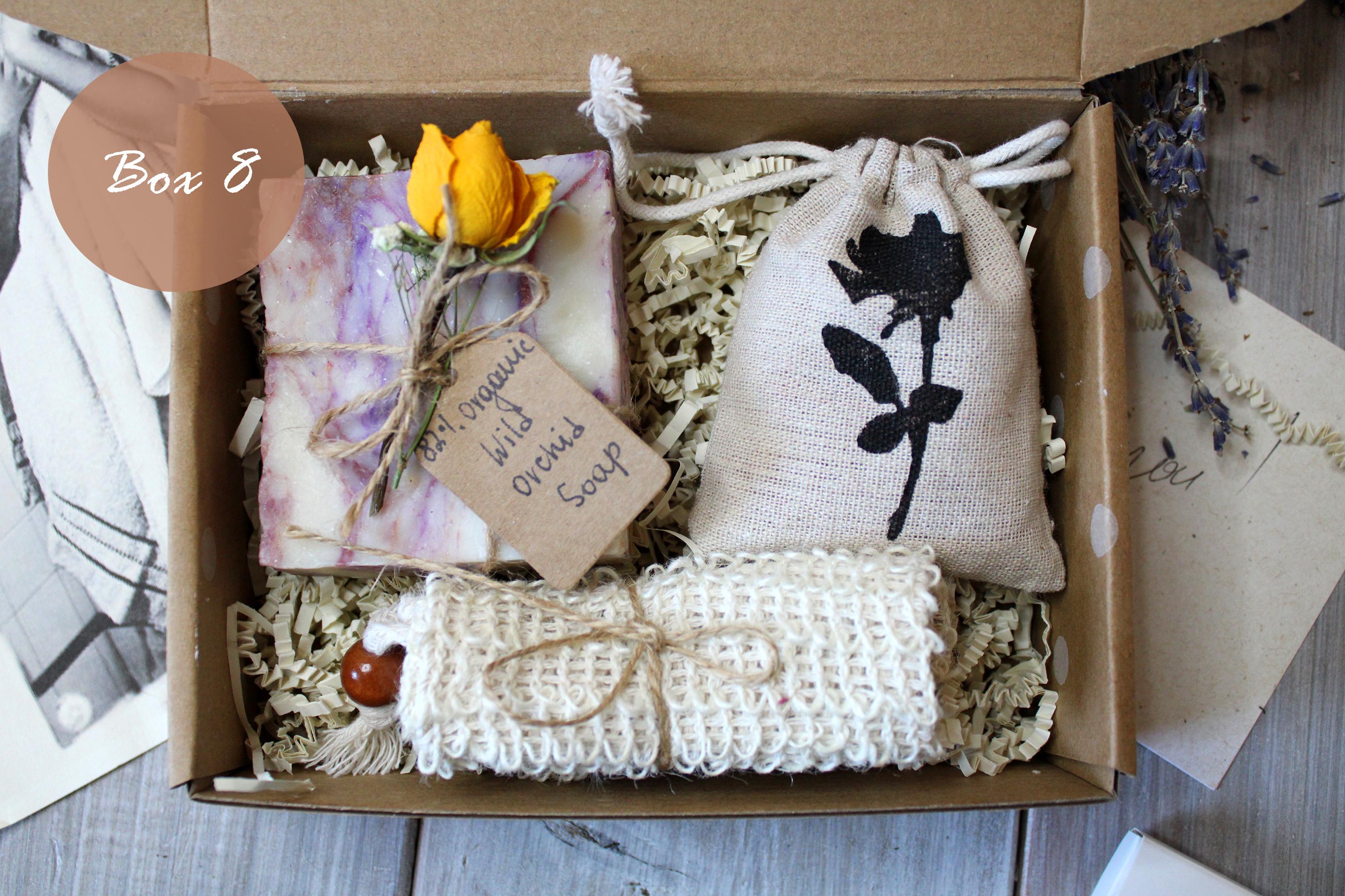 All Natural SPA Gift Box for Women , Handmade Mothers Day SPA Boxes ...