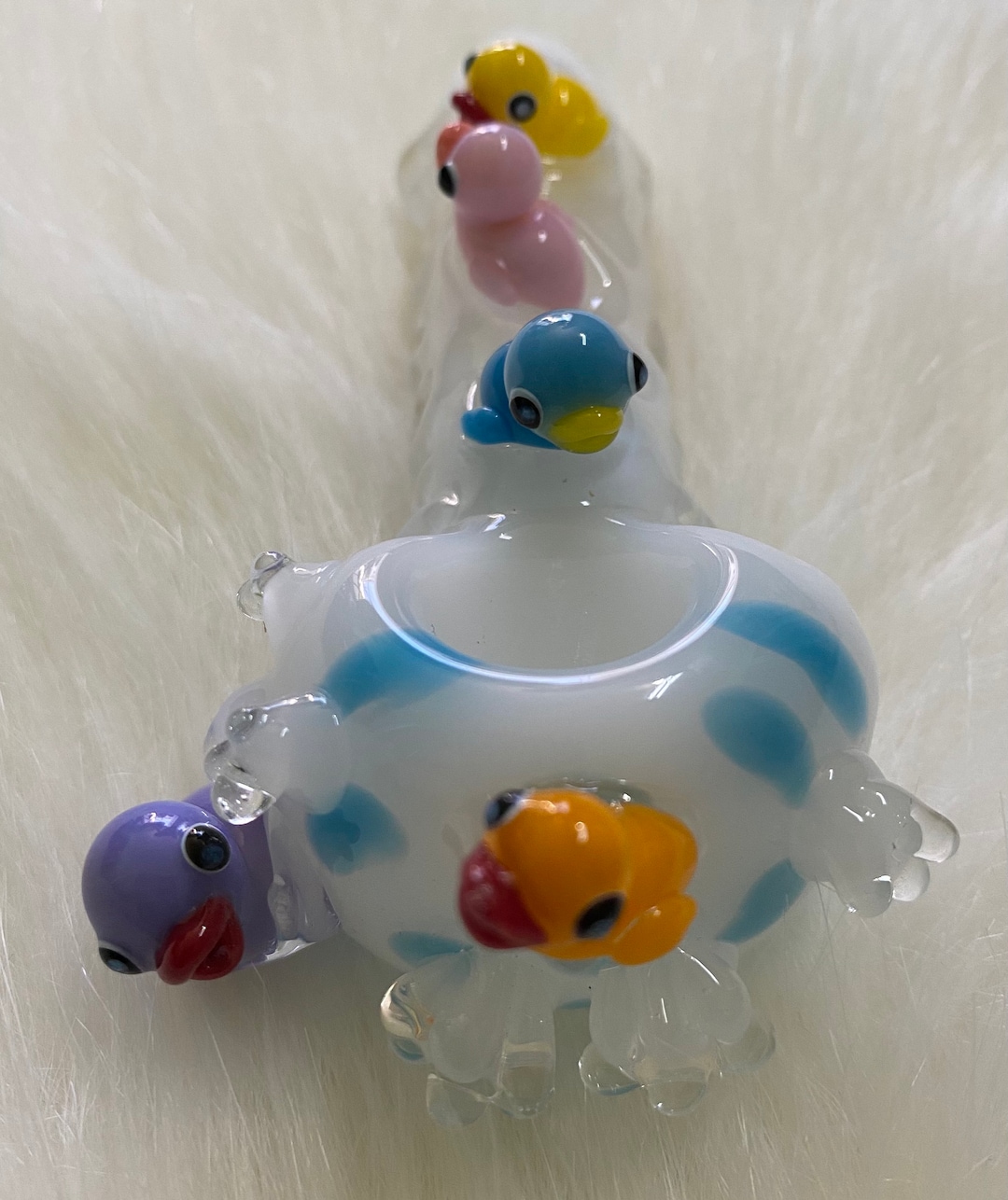 Little Ducklings Glass Hand Pipe, High Quality Pipe, Collectable Pipe ...