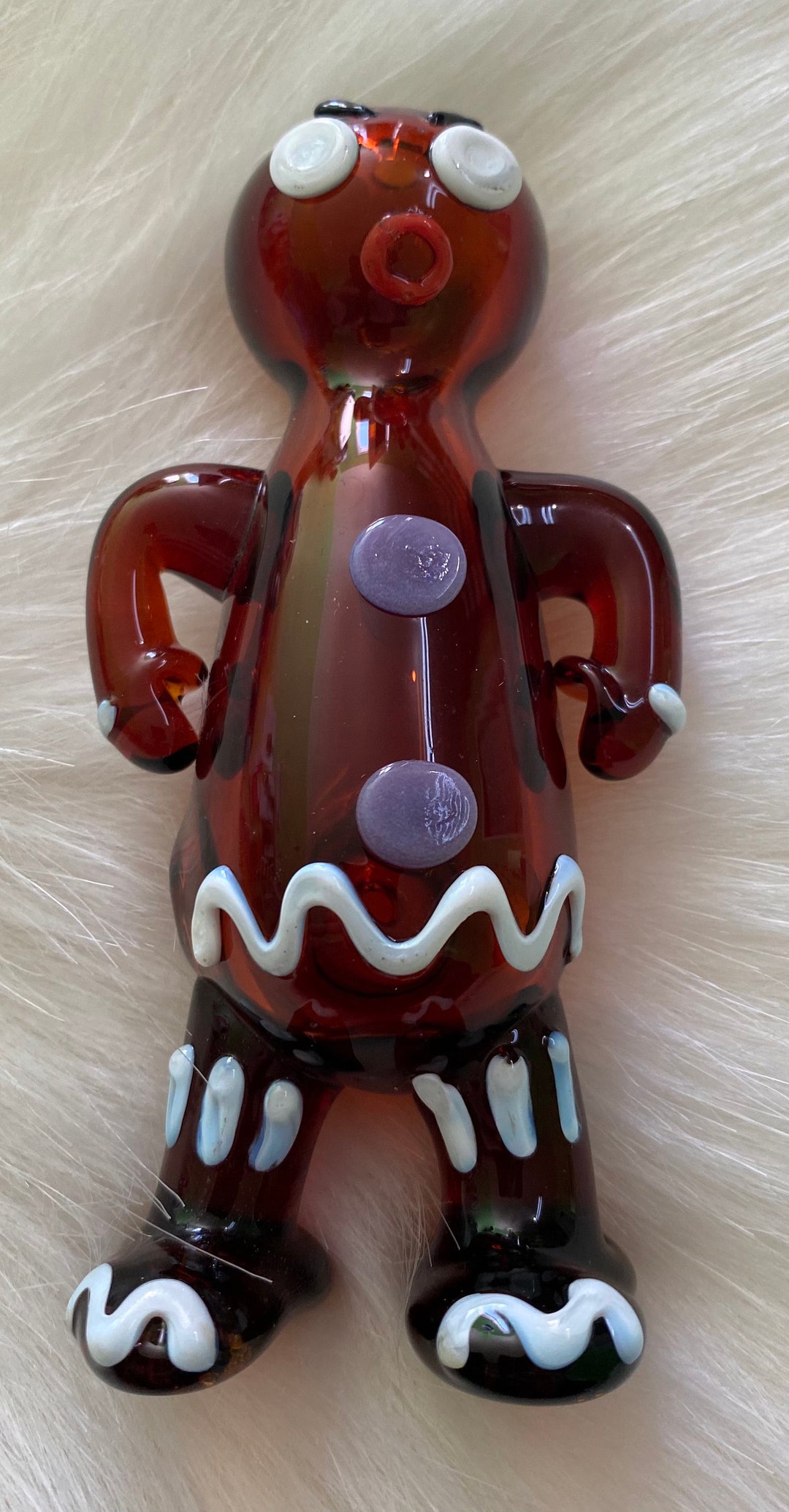 Gingerbread Man Glass Hand Pipe, High Quality Pipe, Gift Pipe ...