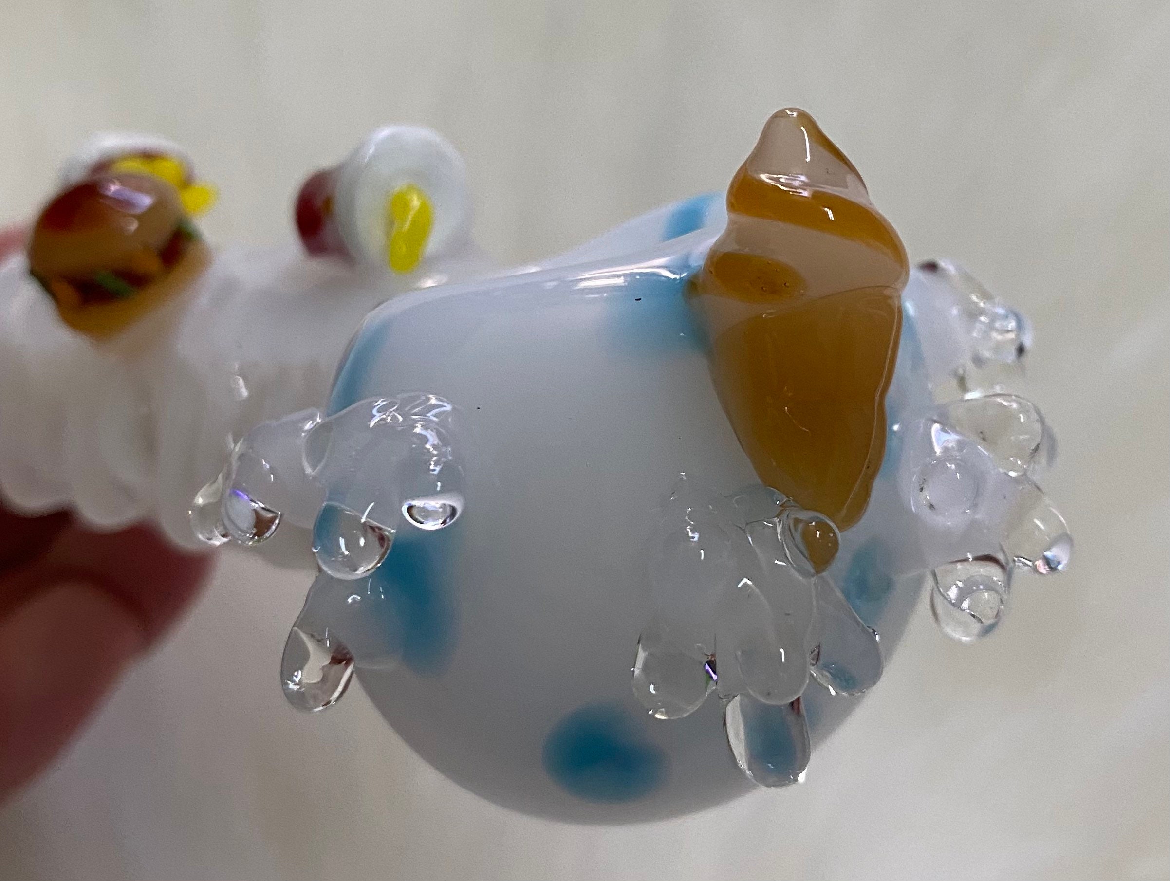Little Happy Meal Glass Hand Pipe High Quality Pipe - Etsy