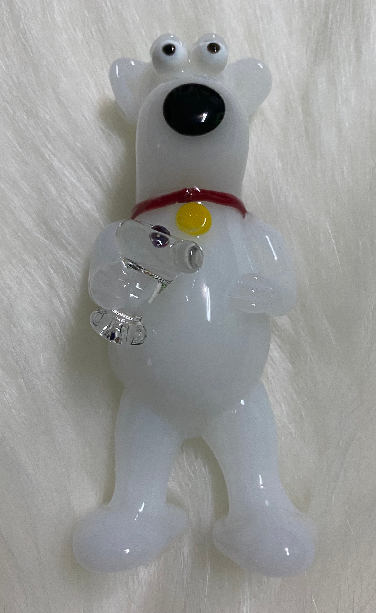 Dog Brian Martini Glass Hand Pipe High Quality Pipe - Etsy