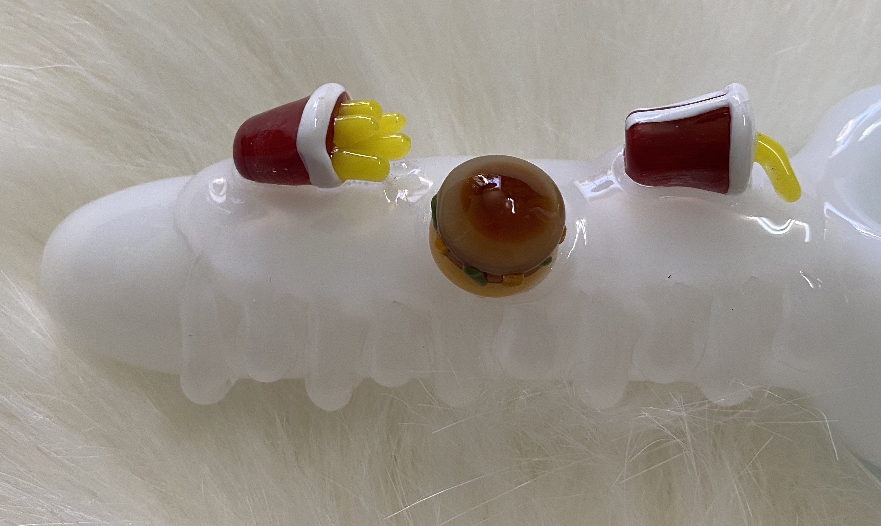 Little Happy Meal Glass Hand Pipe High Quality Pipe - Etsy