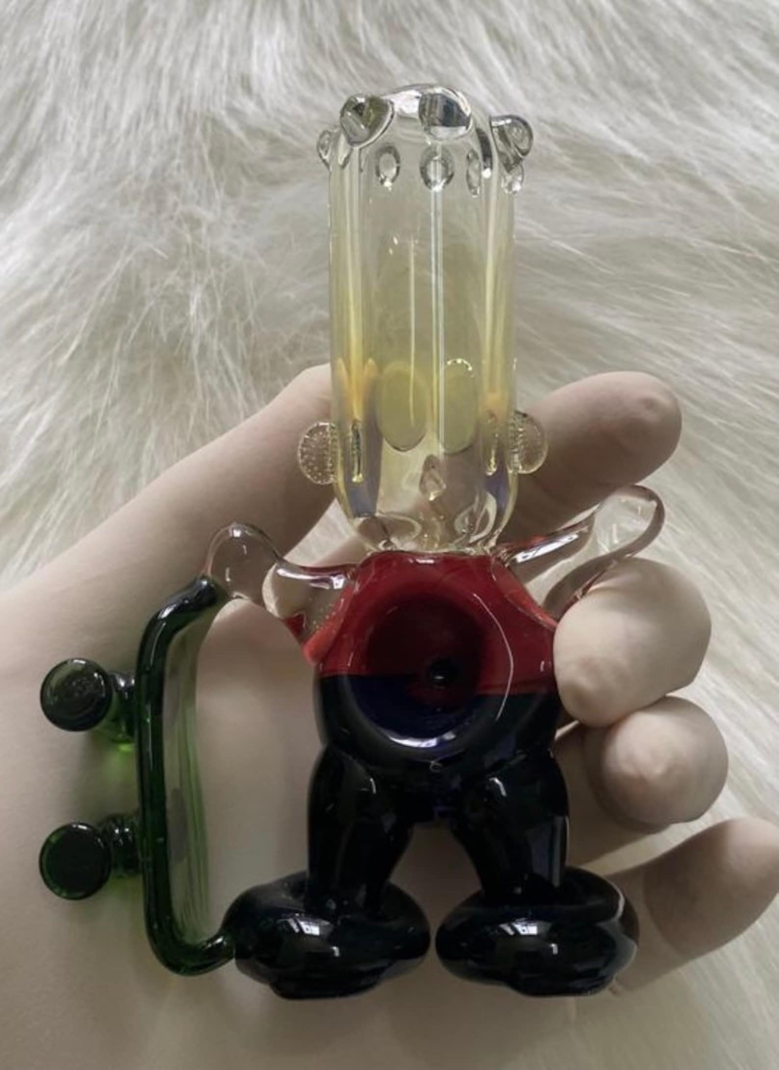 Simpson Glass Fumes Glass Hand Pipe Collectable Pipes High - Etsy