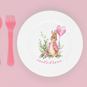 Pink Flopsy Bunny, Flowers Sublimation Graphic, Peter Rabbit Design ...