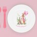 Pink Flopsy Bunny, Flowers Sublimation Graphic, Peter Rabbit Design ...