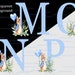 Peter Rabbit Blue Alphabet Clipart: Set of 26 Individual Letters With ...