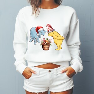 Classic Winnie the Pooh & Donkey Eeyore Sublimation Design PNG in ...