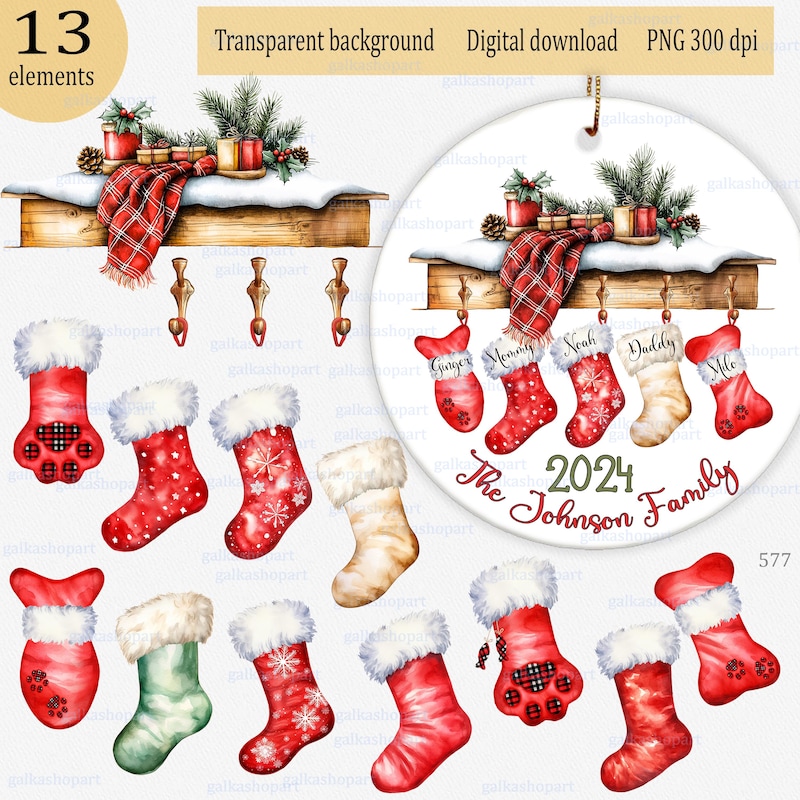 Stocking Name Design Png - Etsy UK