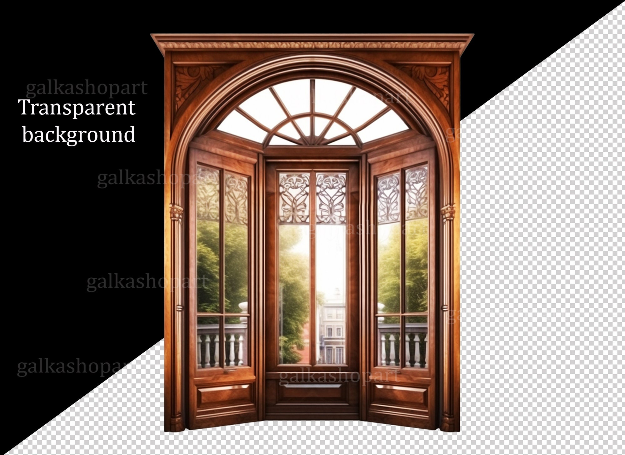Victorian Architecture Windows Separate Images Digital Image - Etsy