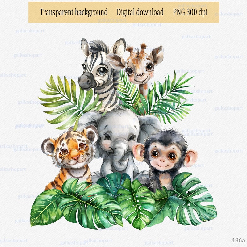 Jungle Nursery Art - Etsy