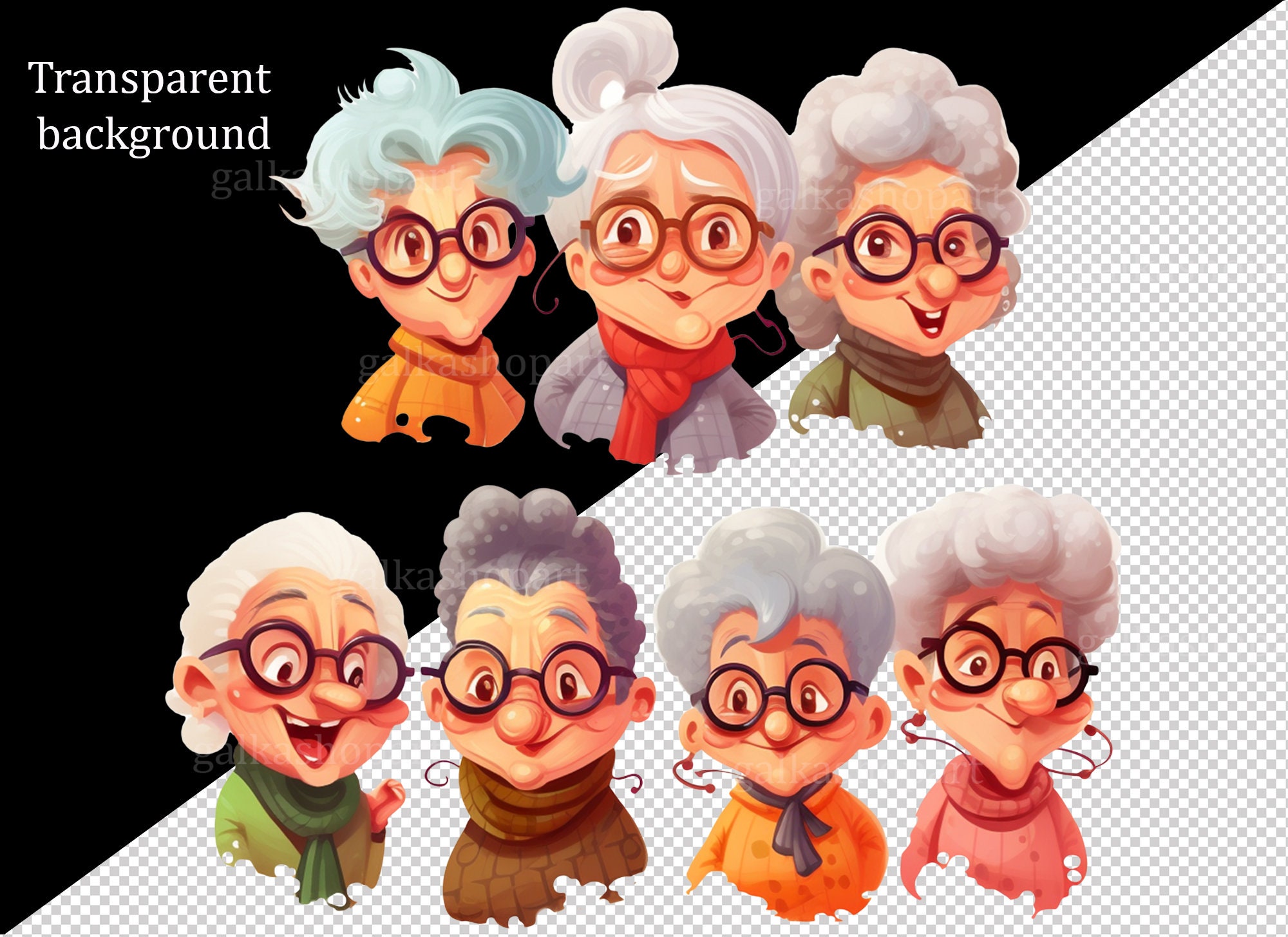 Clip Art Grandma