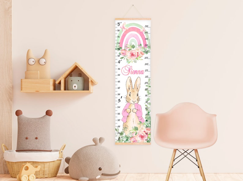 Adorable Peter Rabbit Height Chart: Personalized Growth Chart - Etsy