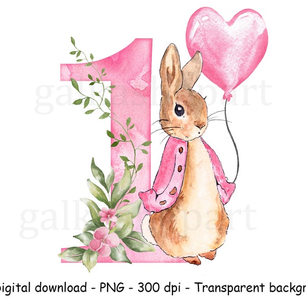 Bunny 1st Birthday - Etsy