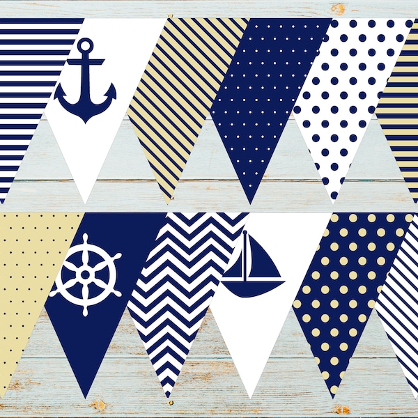 Nautical Banner - Etsy