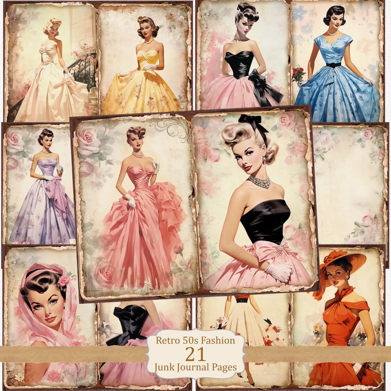 Pink 1950 Vintage Dress - Etsy