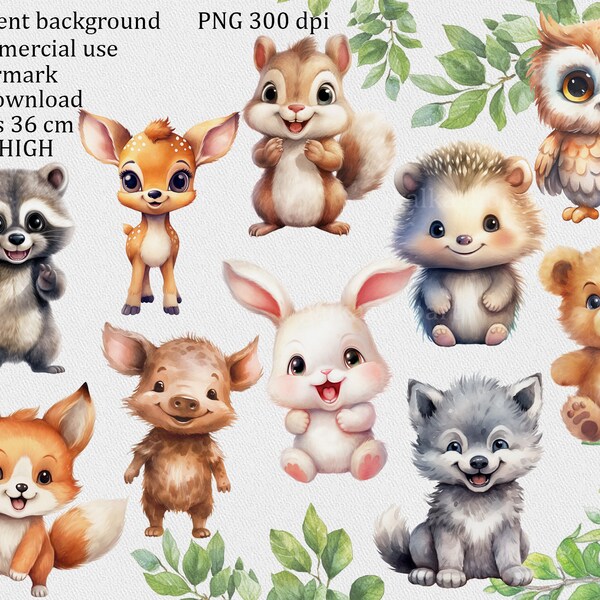 Woodland Kawaii - Etsy