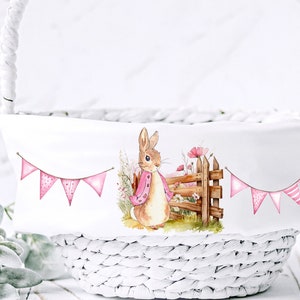 Flopsy Bunny Near Floral Fence Clipart PNG: Flower Sublimation Graphics ...