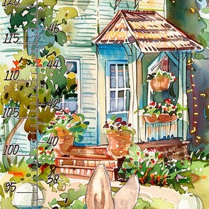 Customizable Peter Rabbit Growth Chart: Personalized Nursery Wall Decor ...