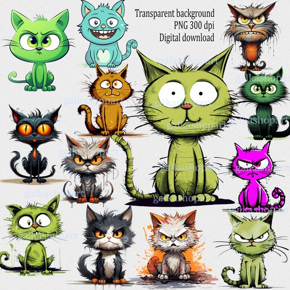 Crazy Cats Cartoon